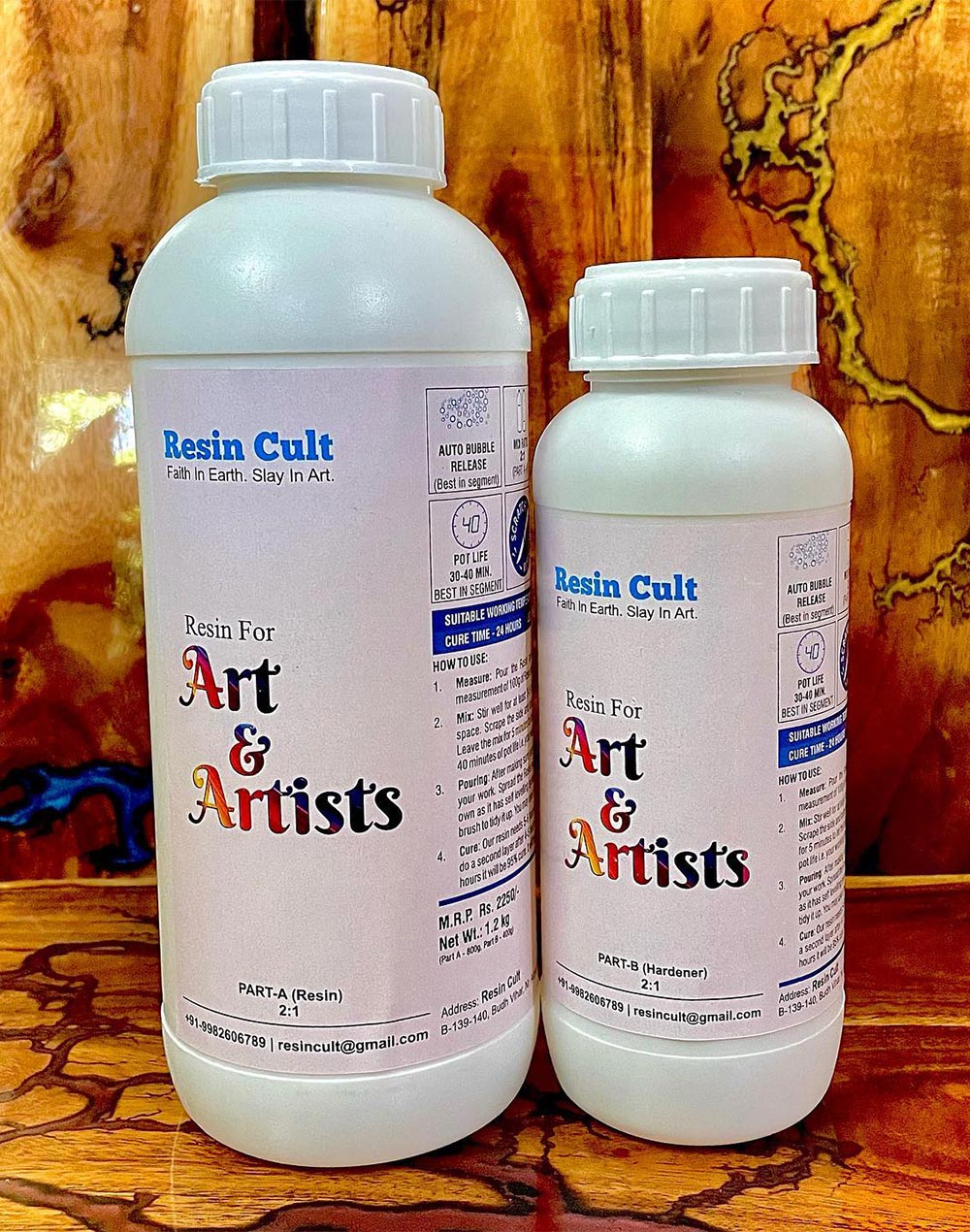 Resin Cult Artist Resin 2:1 - 1.2kg – GULATI EMPORIUM